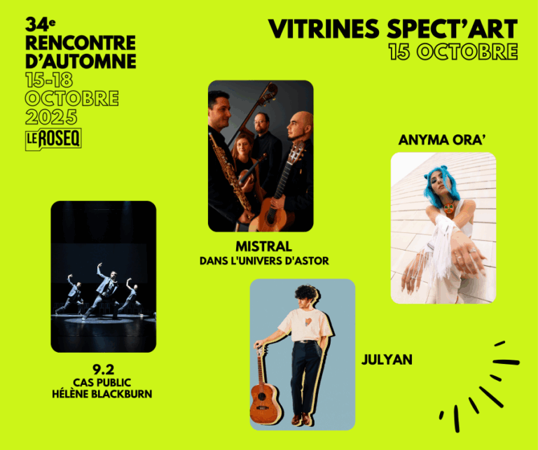 Vitrine de spectacles - Spect'Art Rimouski